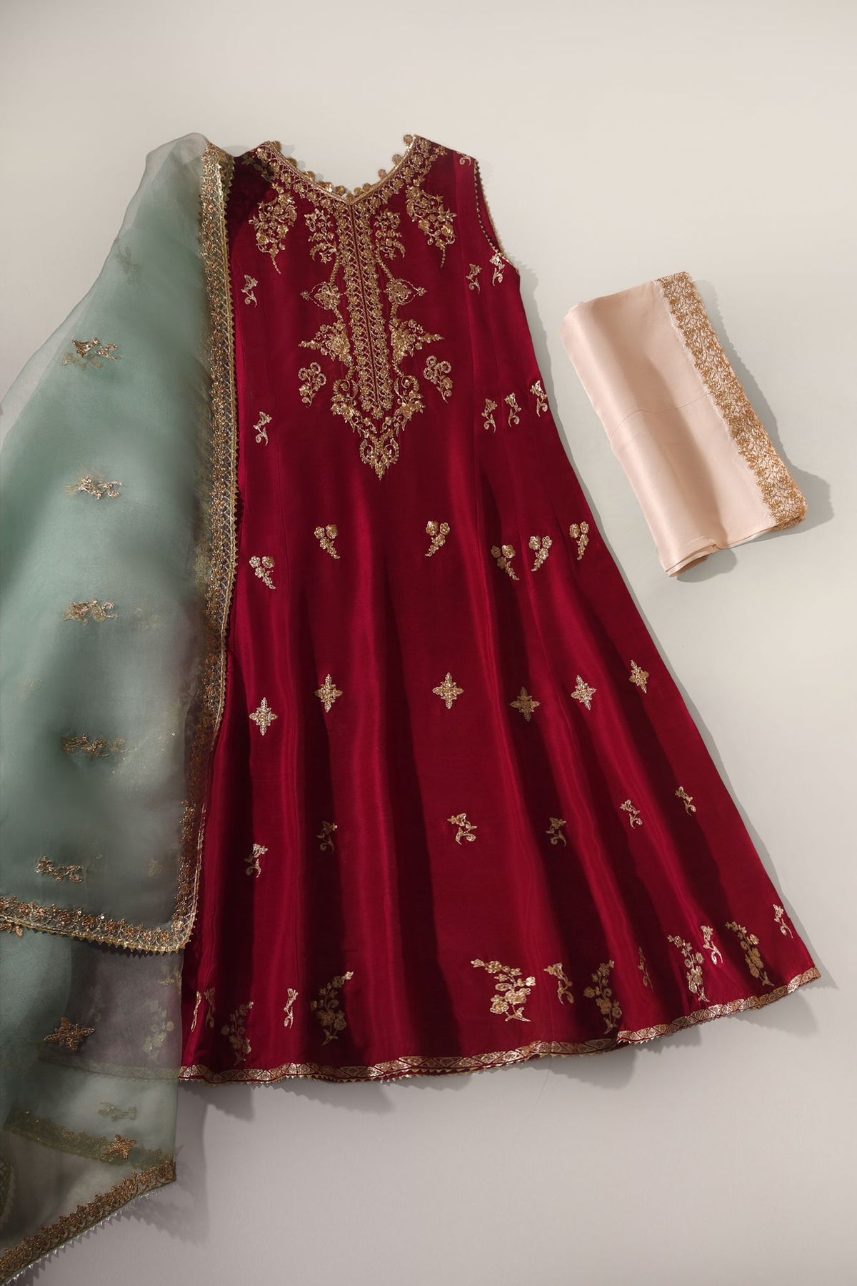 Kharzaar Maroon | Aghanoor Bridal